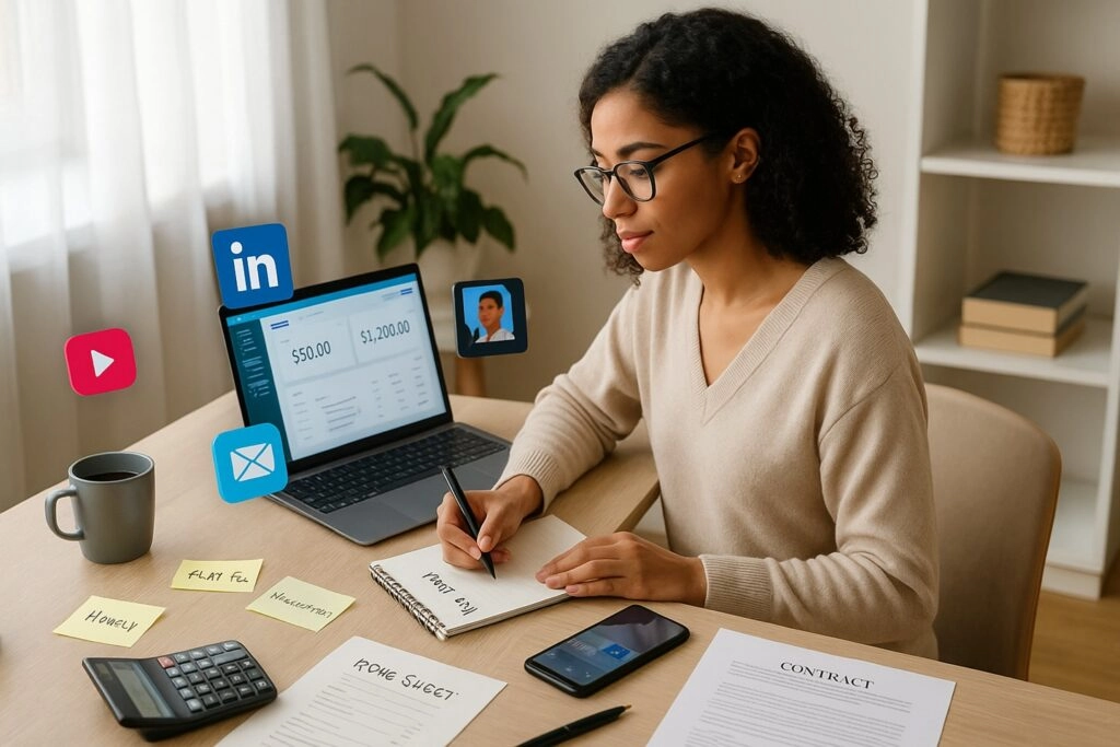 How to Set and Negotiate Rates as a New Freelancer